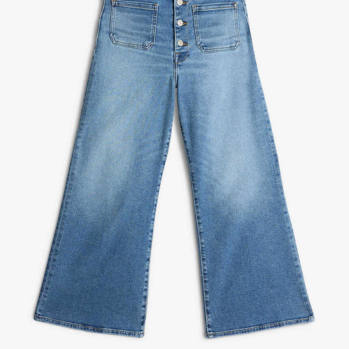 Ultra High Rise Cropped Jo Fancy Jeans - Blue – Kitch Clothing