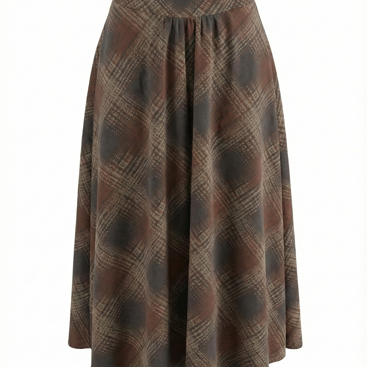 Billi Skirt - Brown Tartan – Kitch Clothing